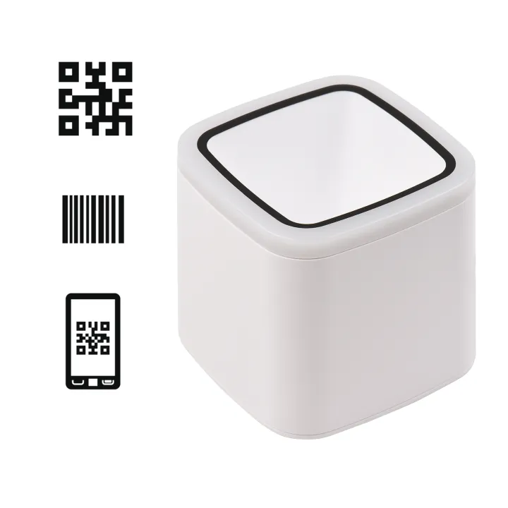 KKmoon 1D 2D QR Barcode Scanner Platform Hands-free USB Wired Bar Code ...