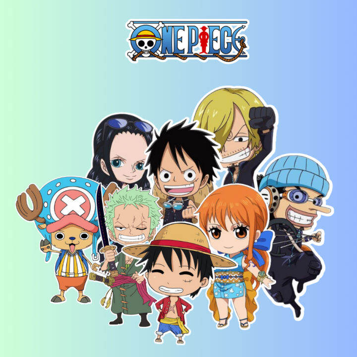 One Piece Chibi Vinyl Sticker 26 Inches Waterproof Lazada Ph