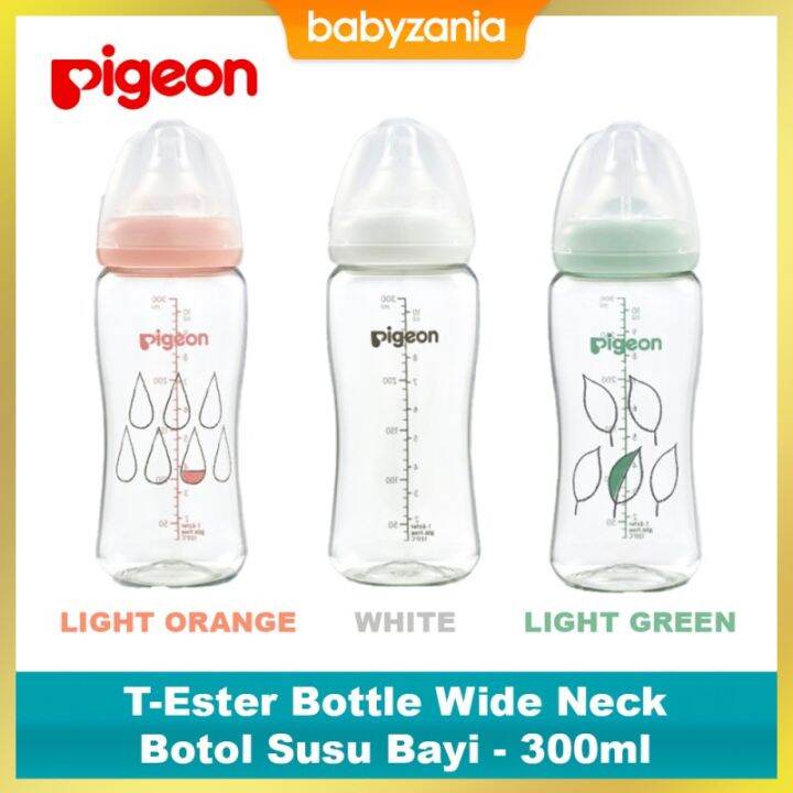 Pigeon T-Ester Bottle Wide Neck Botol Susu Bayi - 300 ml | Lazada Indonesia