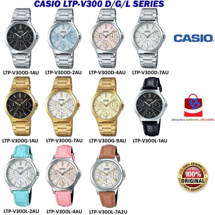 Casio LTP-V300 SERIES Original & Genuine Watch | Lazada