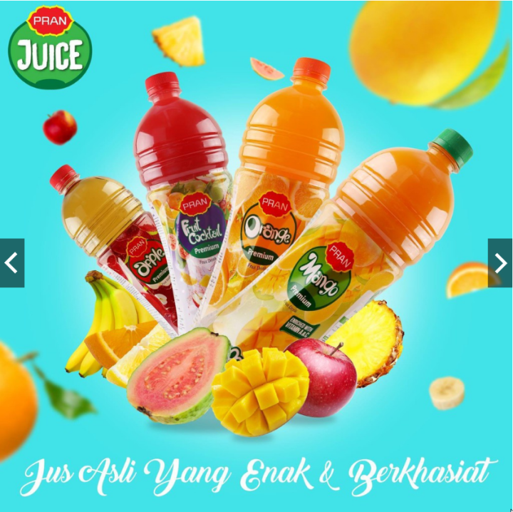 Pran Premium Fruit Drink / Jus Buah Premium Pran 1000ml Halal | Lazada