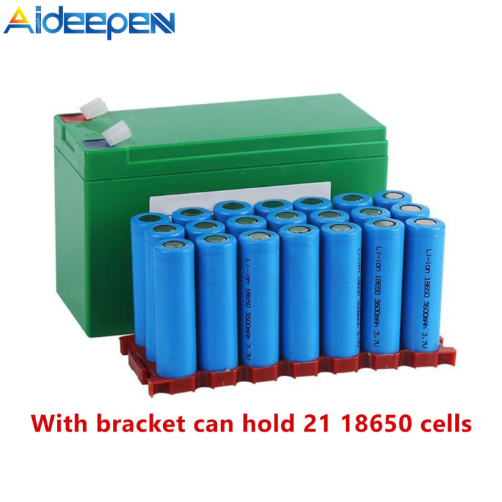 Aideepen 12V 7AH B-attery Lithium B-attery Box with Plastic Shell ...
