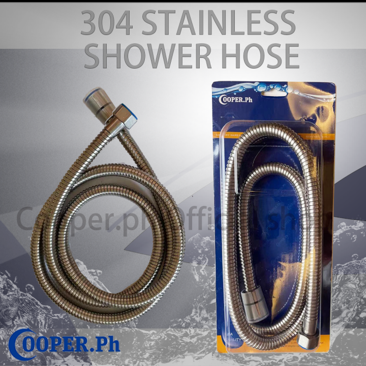 Cooper.ph CP1080 flexible SUS304 Stainless steel 1.5m Shower hose ...
