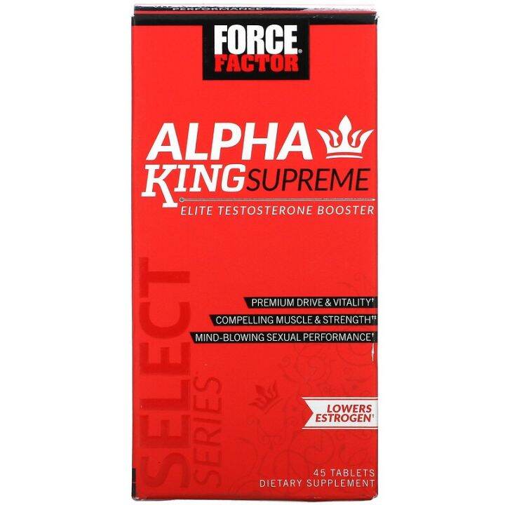 Alpha King Supreme, Elite Testosterone Booster, 45 Tablets | Lazada PH
