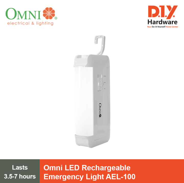 Omni LED Rechargeable Emergency Light AEL-100 | Lazada PH