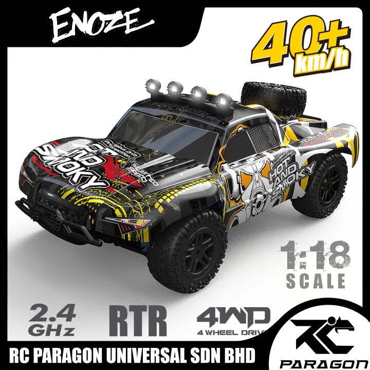 ENOZE 9301E RC Car 4WD 1/18 Scale Radio Controlled Car 40+km/h High ...