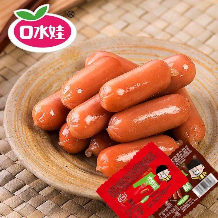 Kou Shui Wa Bullet Prok Sausage 6pc Original Spicy 口水娃 子弹肠 | Lazada PH