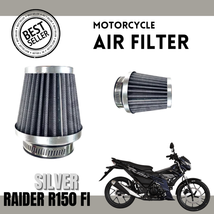 RAIDER R150 FI AIR FILTER | SILVER | MOTOR AIR CLEANER EARBUDS ...