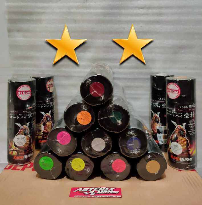 Samurai Paint Cat Semprot Samurai Pilok pilox Samurai Warna Komplit Bintang 2 | Lazada Indonesia