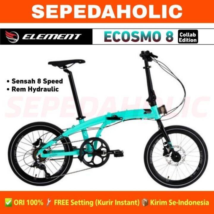 Sepeda Lipat ELEMENT ECOSMO 8 Collab Edition 20 Inch Hidrolik - Tosca ...