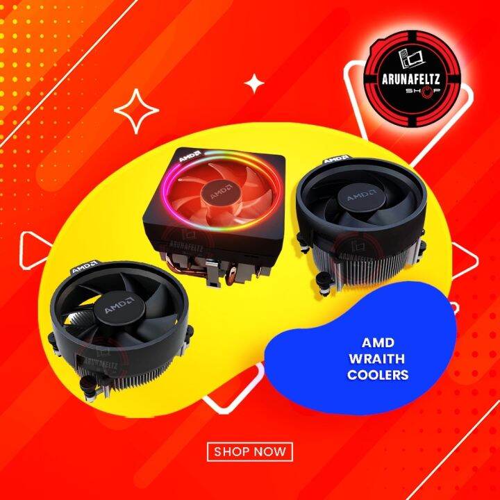 AMD Ryzen Original Heatsink AMD Wraith Cooler Stealth or Spire or Prism ...