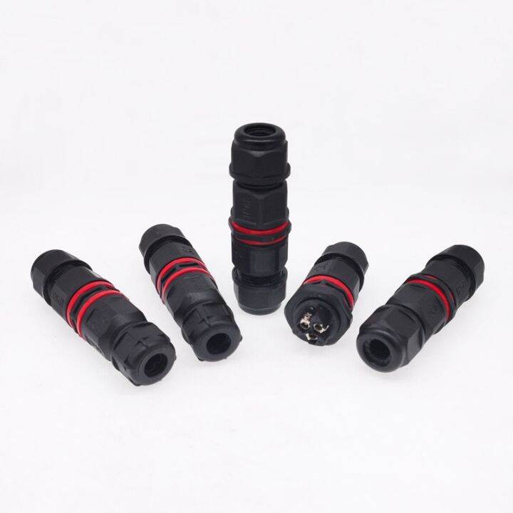 Waterproof connector IP68 I Shape 2 3 4 5pin 250V 30A Cable Wire Gland ...