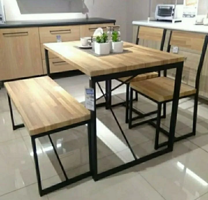 Meja makan informa zion table set meja makan minimalis meja kafe meja ...