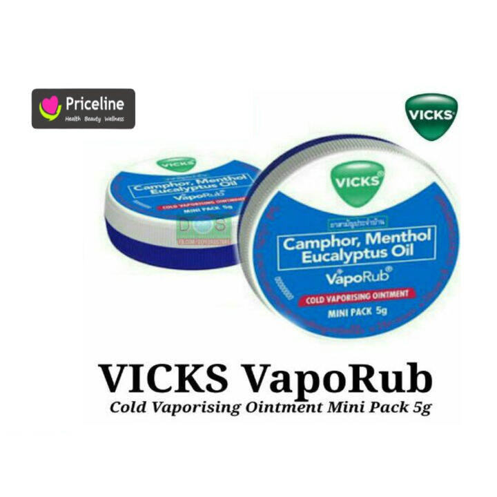 Authentic VICKS VapoRub ( 5g ) | Lazada PH