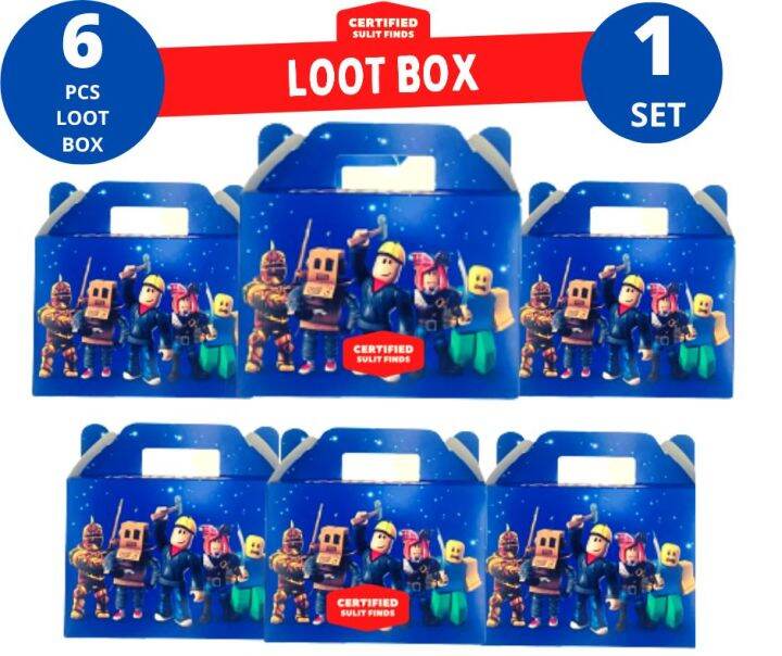 Roblox Loot Box Roblox Theme Party Needs on Sale Roblox Birthday ...