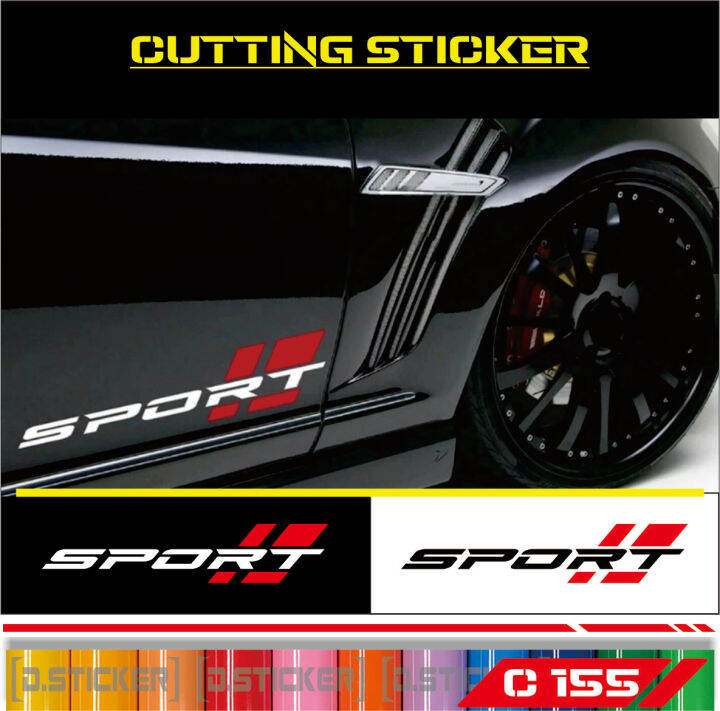 Cutting sticker sport stiker sport mobil | Lazada Indonesia