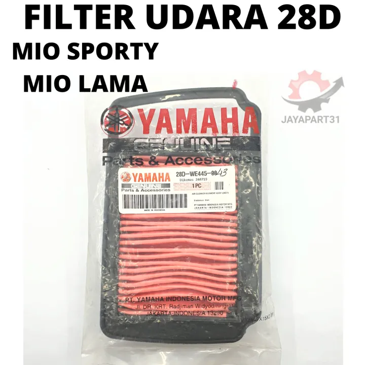 FILTER UDARA YAMAHA 28D MIO SPORTY MIO LAMA SARINGAN UDARA ORIGINAL ...