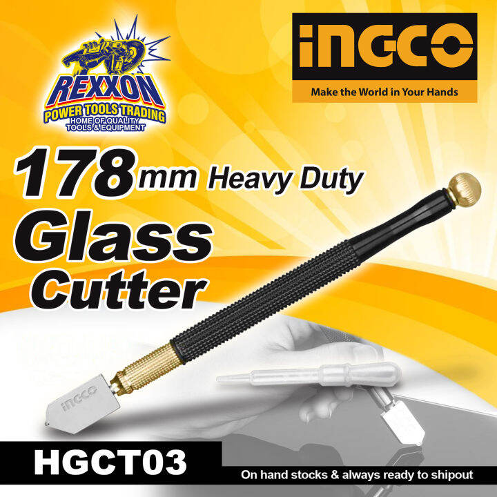 INGCO 178mm Heavy Duty Glass Cutter HGCT03 Rexxon Power Tools Trading ...
