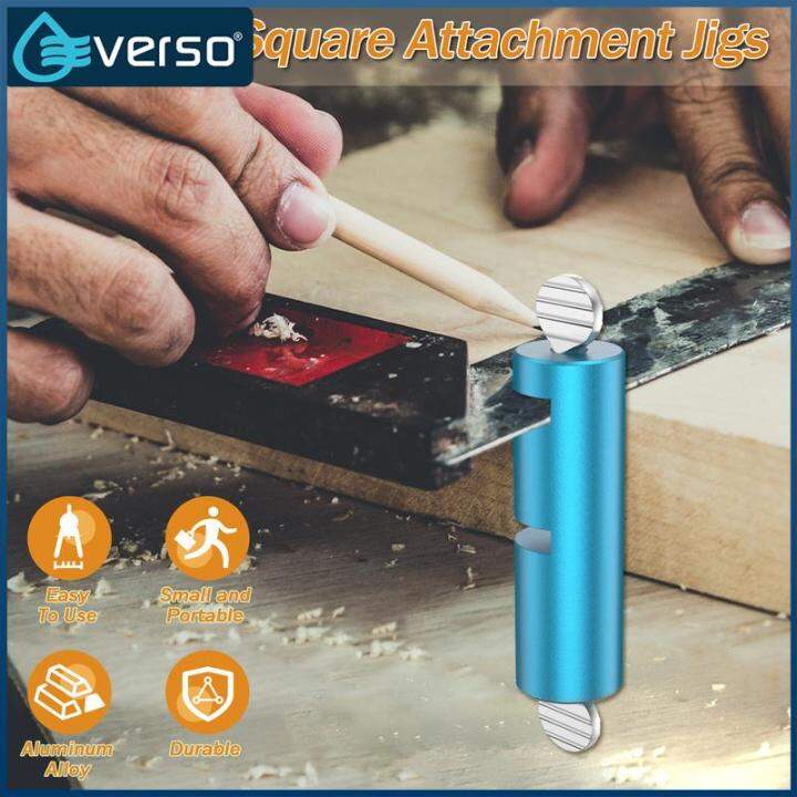 Everso 2Pcs Stair Gauge Aluminum Alloy Rafter Stair Layout Framing Jig ...
