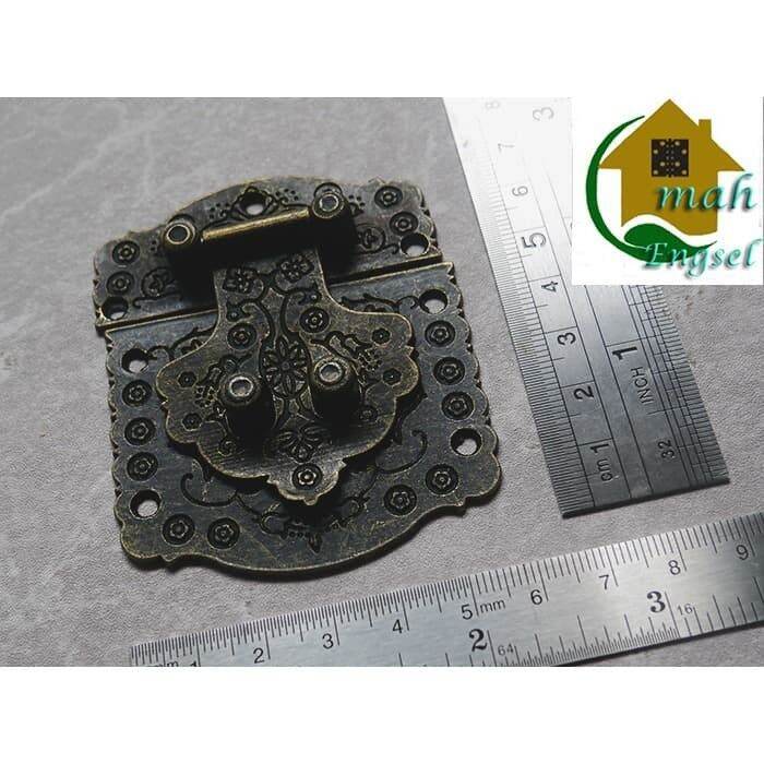 Omah Engsel Kunci dus 60mm G.H35 Overpal Grendel kuningan pengunci ...