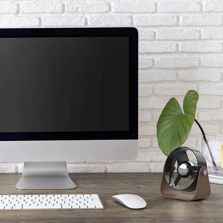 Sharper Image SBS1-SI Personal USB Fan with Soft Blades, Black | Lazada PH