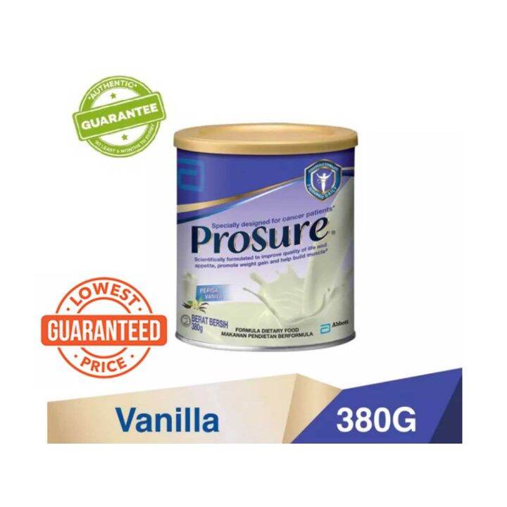 ProSure Exp 072024 Vanilla 380g (Cancer-specific Formula) Abbott Milk ... ProSure Exp 072024 Vanilla 380g (Cancer-specific Formula) Abbott Milk ...