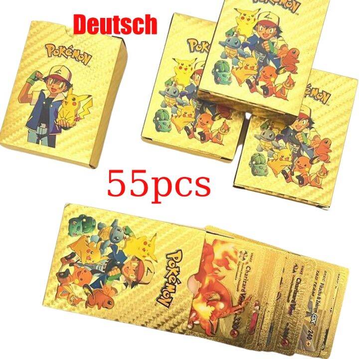 German Pokemon Cards Gold Sliver Black Karten Deutsch Vmax GX Energy ...