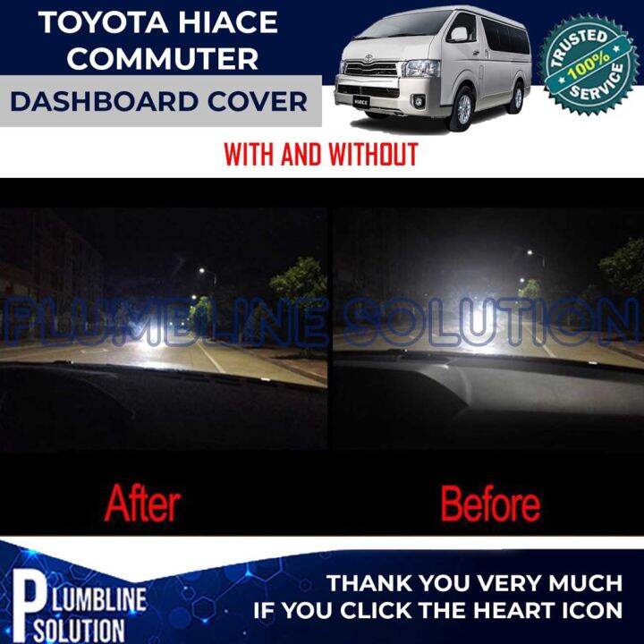 Dashboard Cover for Toyota Hiace Commuter 2005 - 2020 / Toyota Hiace GL ...