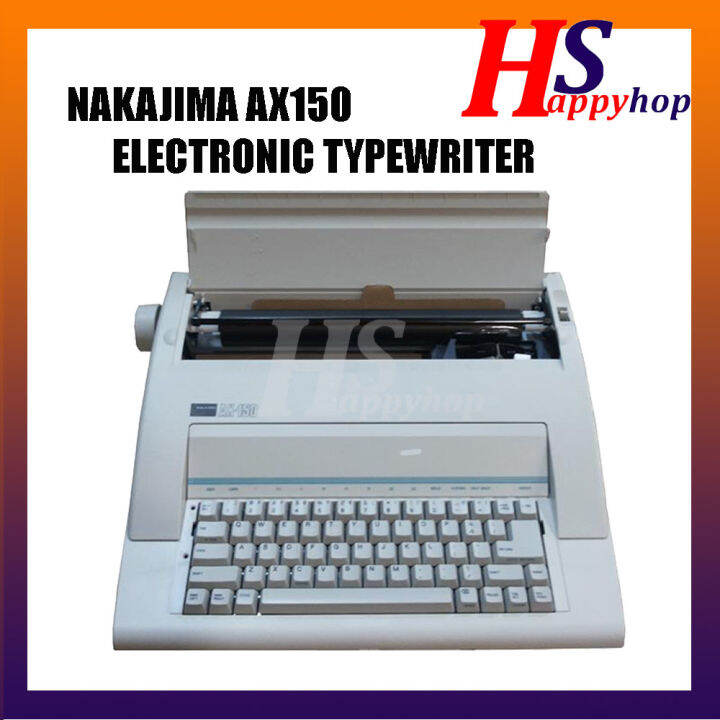 NAKAJIMA ELECTRONIC TYPEWRITER AX-150 | Lazada