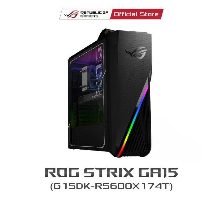 ASUS ROX STRIX G15DK-R5600X174T, desktop, Ryzen 5-5600X Processor 3.7 ...