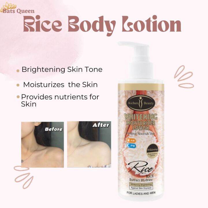 AICHUN Rice Body Lotion Moisturizing Brightening Niacinamide | Lazada PH