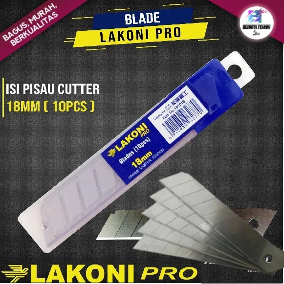 LAKONI Isi Kater Besar Refill Cutter Blade Set Isi 10 Pcs | Lazada Indonesia