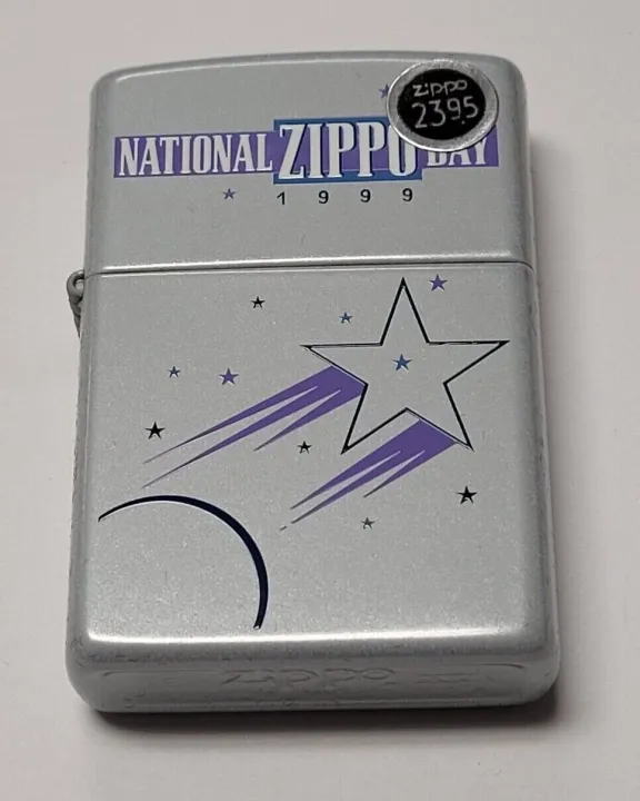 Zippo 1999 National Zippo Day Lighter Mint in Original Box, 100% ZIPPO ...