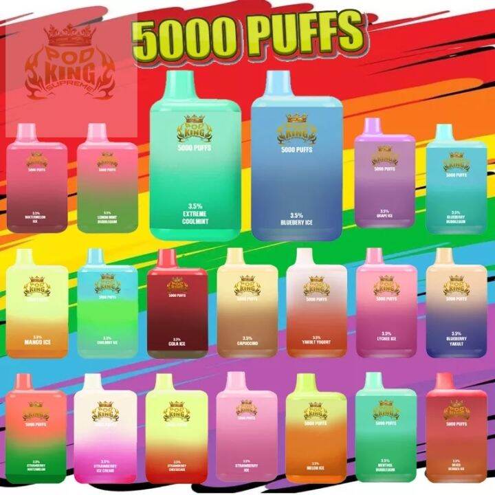 oz387gn SUPREME POD KING 5000 PUFFS DISPOSABLE DEVICE PODS MODS | Lazada PH
