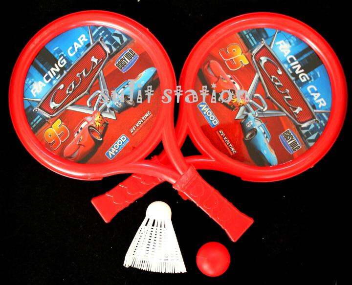 PIXAR CARS LIGHTNING McQUEEN ACTIVE SPORTS PING PONG BADMINTON TABLE ...