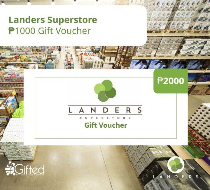 Landers PHP 2000 Gift Voucher | Lazada PH