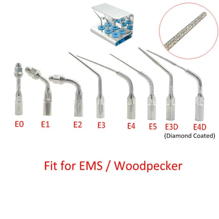 Dental Endodontic Endo Tip Ultrasonic Scaler Tips E3d E4d With Diamond