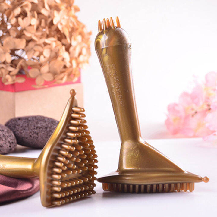 Handheld Meridian Massage Triangle Brush Relieve Fatigue Magnetic Body ...