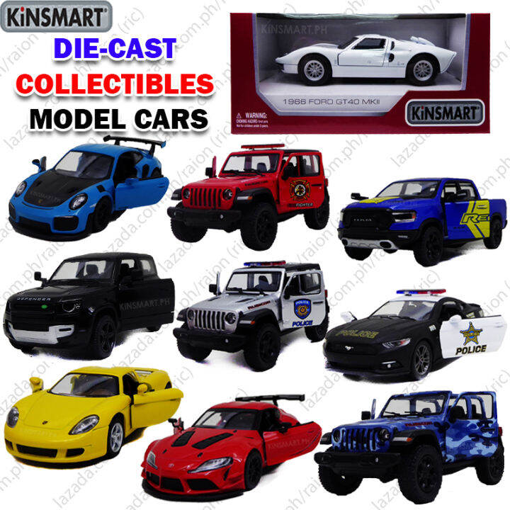 Kinsmart Pullback Diecast Collectible Model Toy Car RIC GRP 112 Raion ...