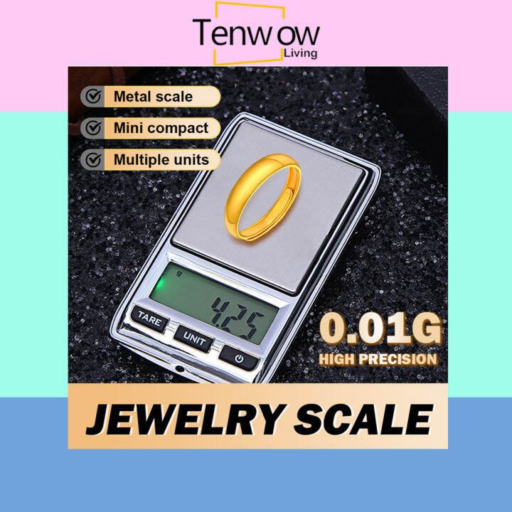 Timbangan Emas Digital Pocket Scale 0,01 Gram Penimbangan logam mulia ...
