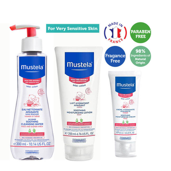 MUSTELA Soothing Moisturizing for Very Sensitive Skin Soothing ...