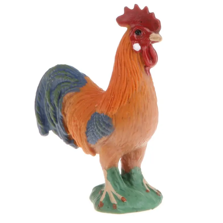 LazaraHome Realistic Simulation Rooster Chicken Family Farm Animal ...