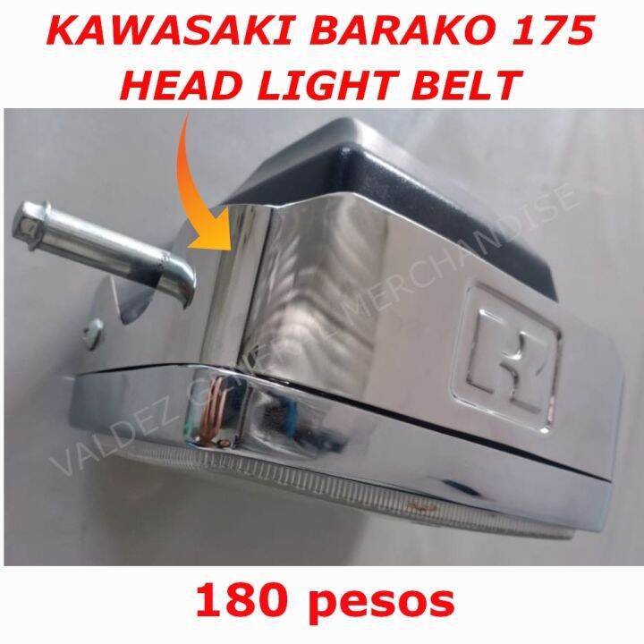 Kawasaki Barako 175 Head light BELT K Logo Headlight not Included ...