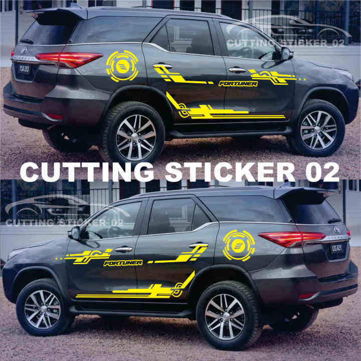 Sticker Mobil Fortuner Stiker Toyota Fortuner Sticker Mobil Toyota ...