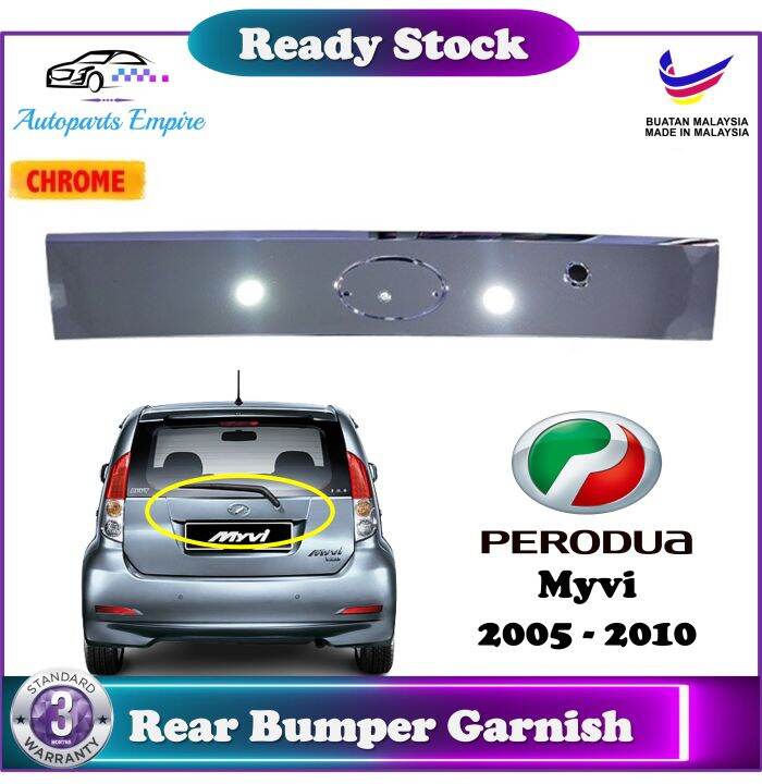 Perodua Myvi 】 Rear Bonnet Garnish - Hiaskan Bonnet Belakang - Tailgate ...