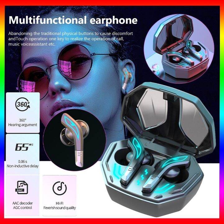 Suke Md158 Wireless Gaming Headset Low Delay Tws Bluetooth Compatible