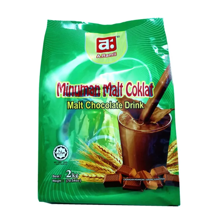 A.RAMLI MINUMAN MALT COKLAT MALT CHOCOLATE DRINK 2KG | Lazada