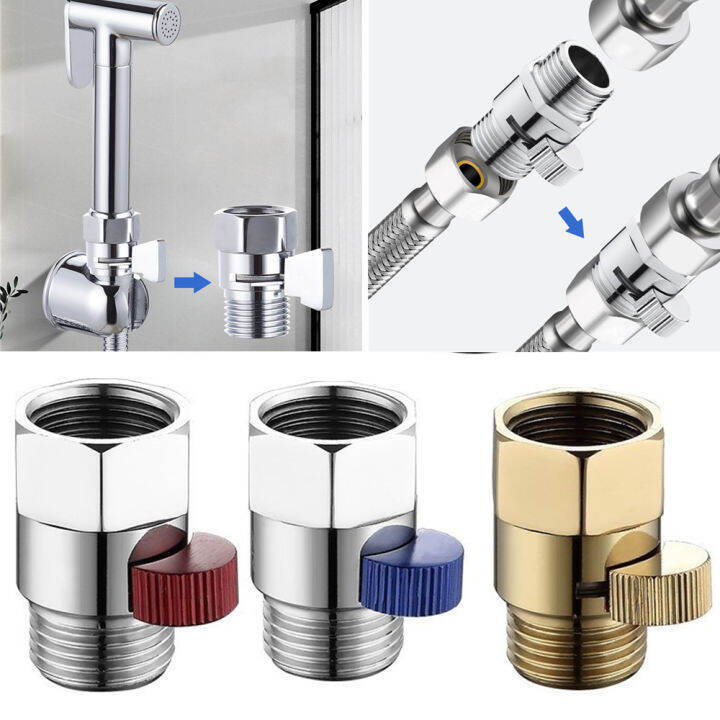 12 Inch Shut Off Valve Shower Head Flow Control Valve Bidet Sprayer ...