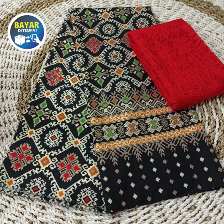 SudanBali - Setelan Kain Lembaran Satin dan Brokat Songket Endek Batik ...