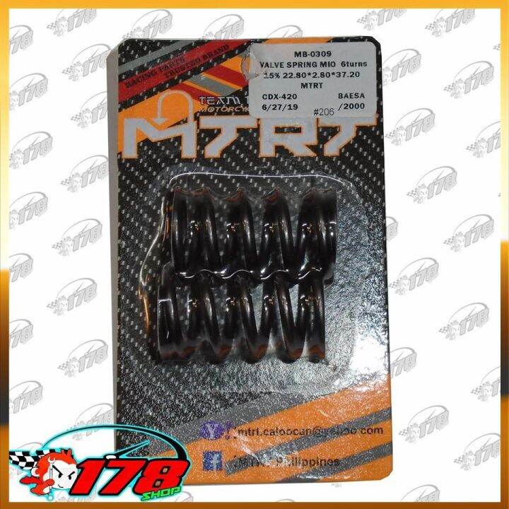 MTRT valve spring mio sporty 6turns | Lazada PH